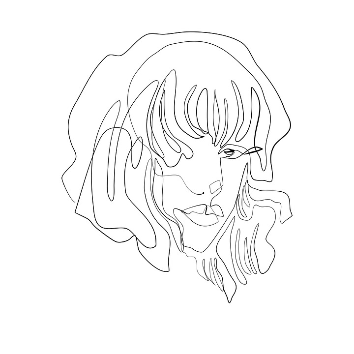 Woman Line Art - Free image on Pixabay