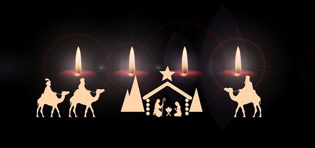 Download Nativity Scene, Birth Of Jesus, Advent Season. Royalty-Free ...