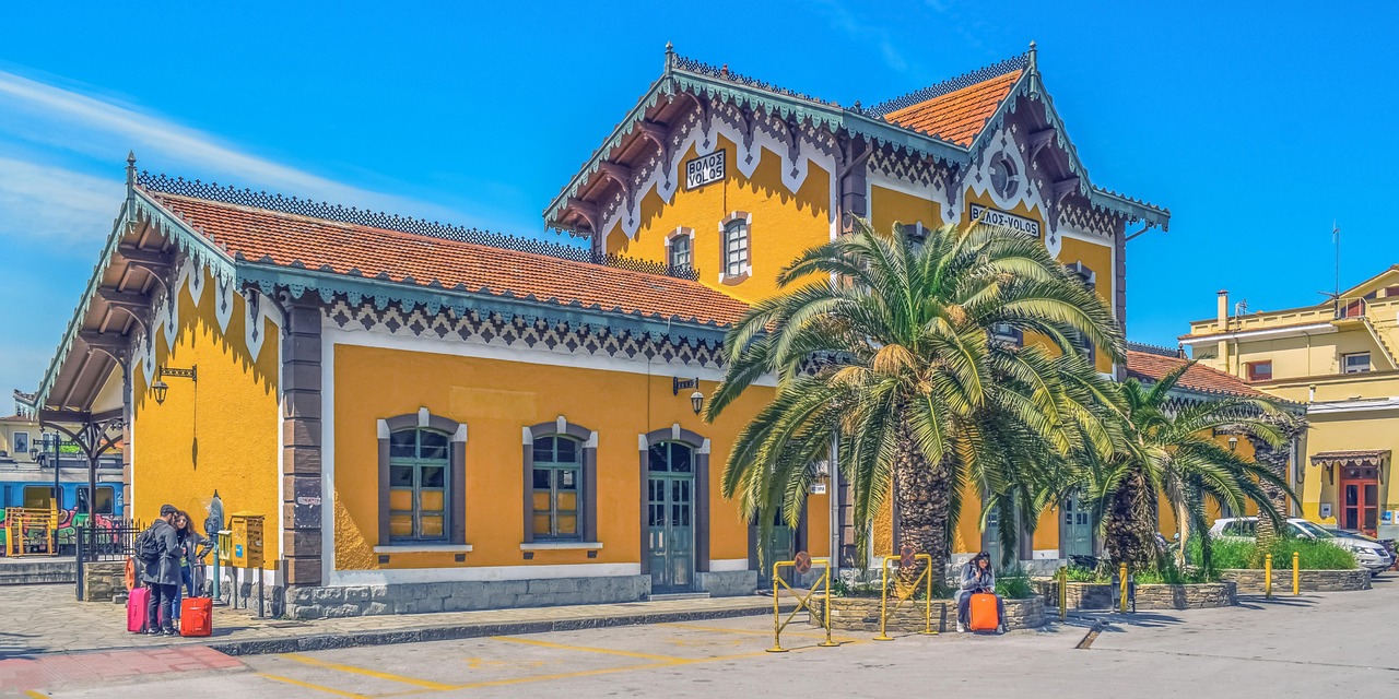 Railway Station Building Volos - Free photo on Pixabay - Pixabay