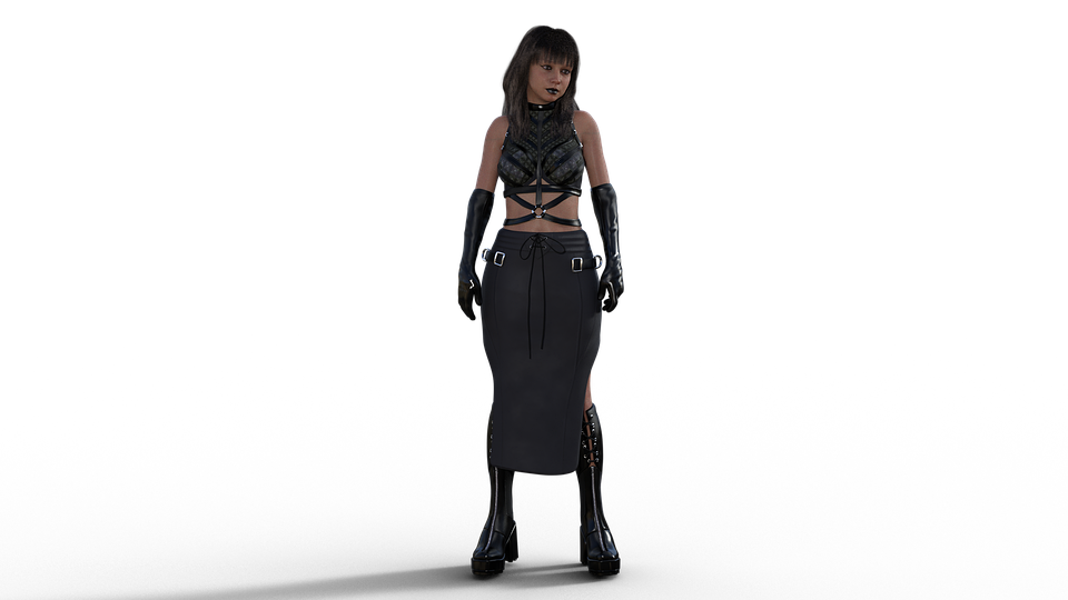 Download Goth Girl Female Royalty Free Stock Illustration Image