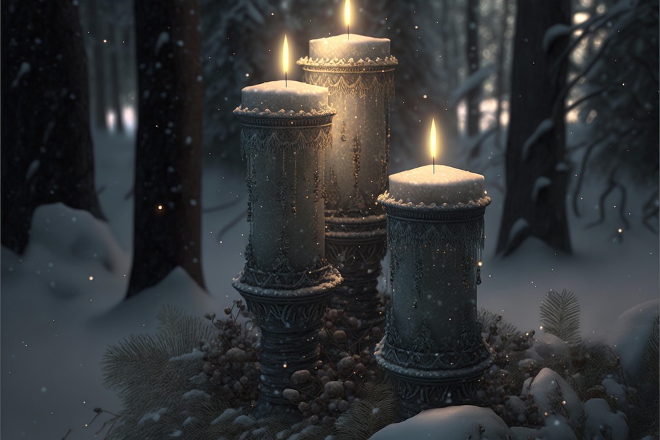 Candles Nature Winter - Free photo on Pixabay
