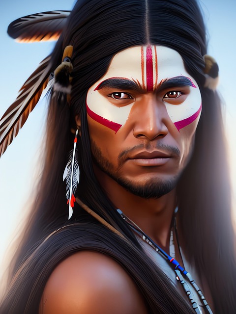 Man Native American Warrior - Free image on Pixabay