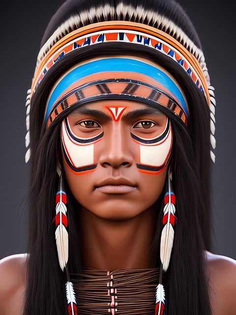 Man Native American Warrior - Free image on Pixabay