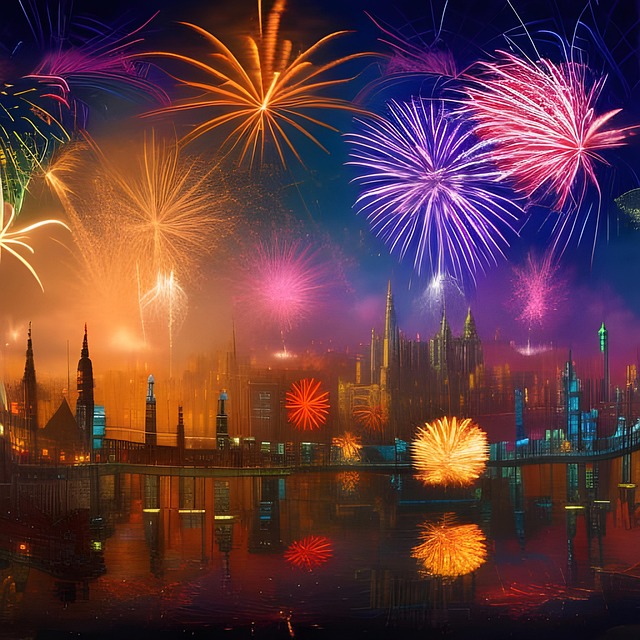 Download Fireworks, Celebrate, Festive. Royalty-Free Stock Illustration ...