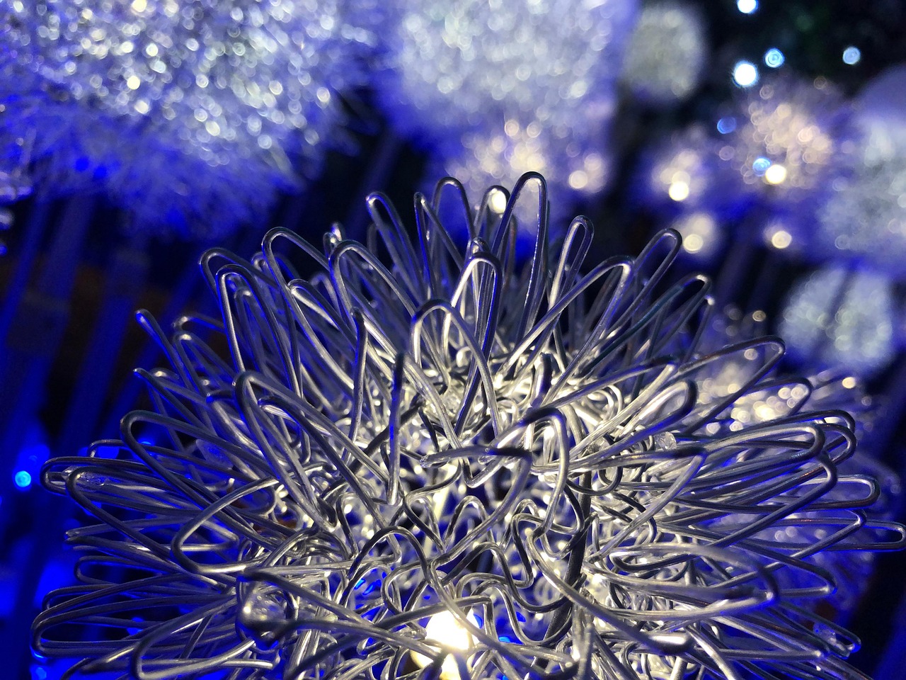 Illumination Blue Microcosm - Free photo on Pixabay