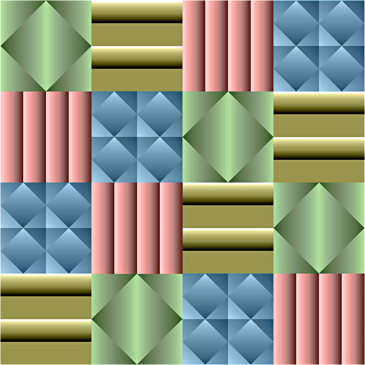 Tile Pattern Patchwork Mosaic - Free image on Pixabay