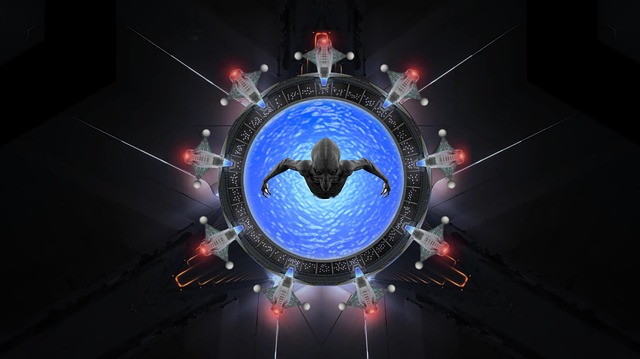 Space Star Gate Alien - Free image on Pixabay