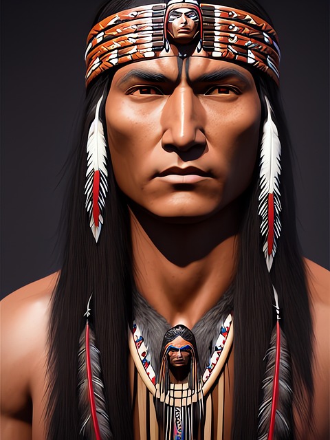 Man Native American Warrior - Free image on Pixabay