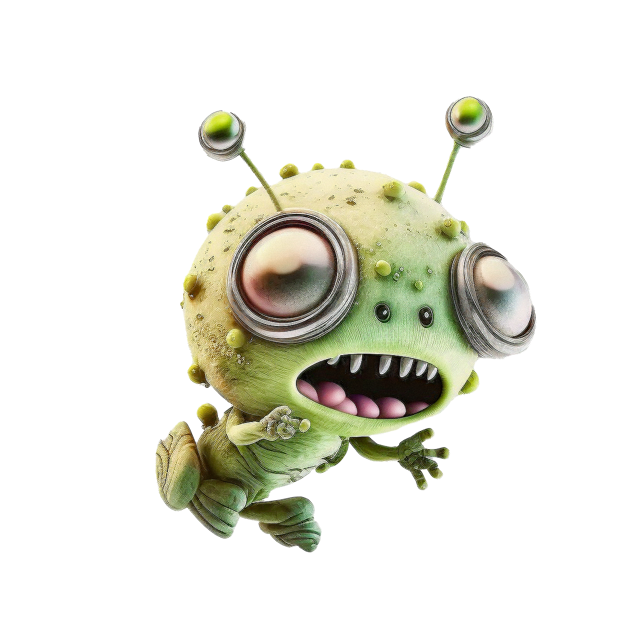 Download Cute Alien Animal Royalty Free Stock Illustration Image