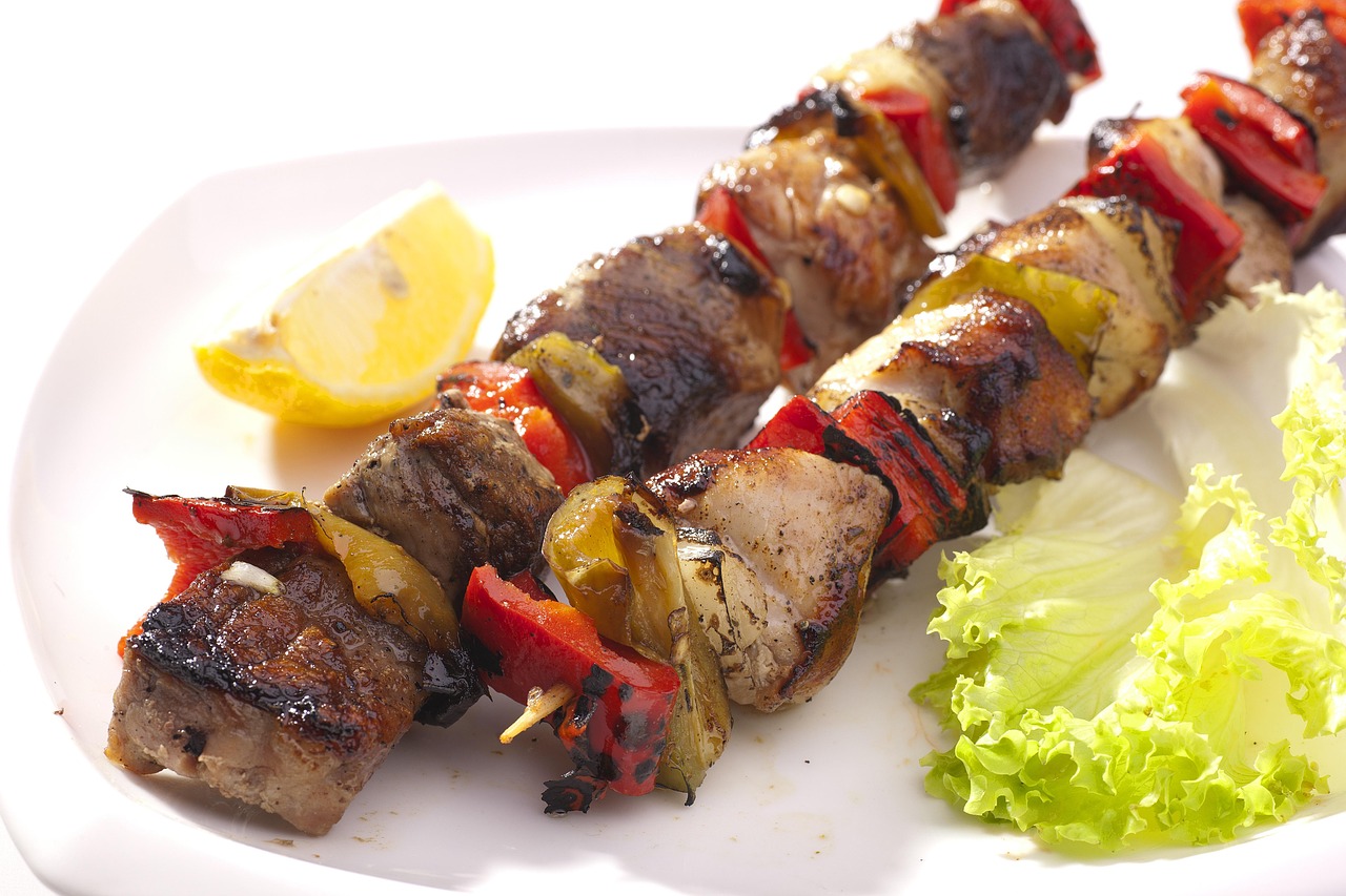 Pork Skewers Vegetables Dish - Free photo on Pixabay - Pixabay