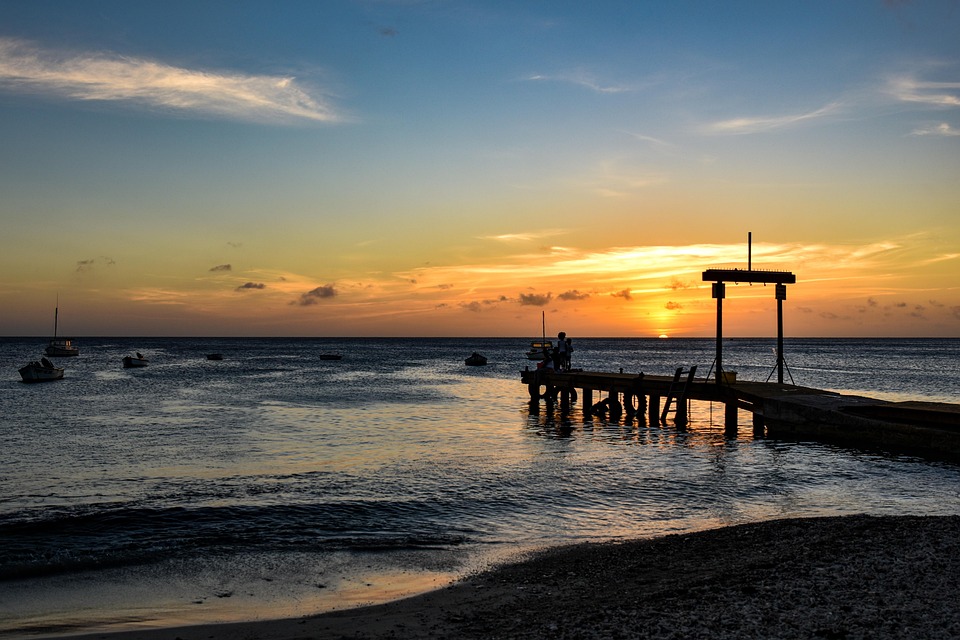 Beach Village Sunset - Free photo on Pixabay