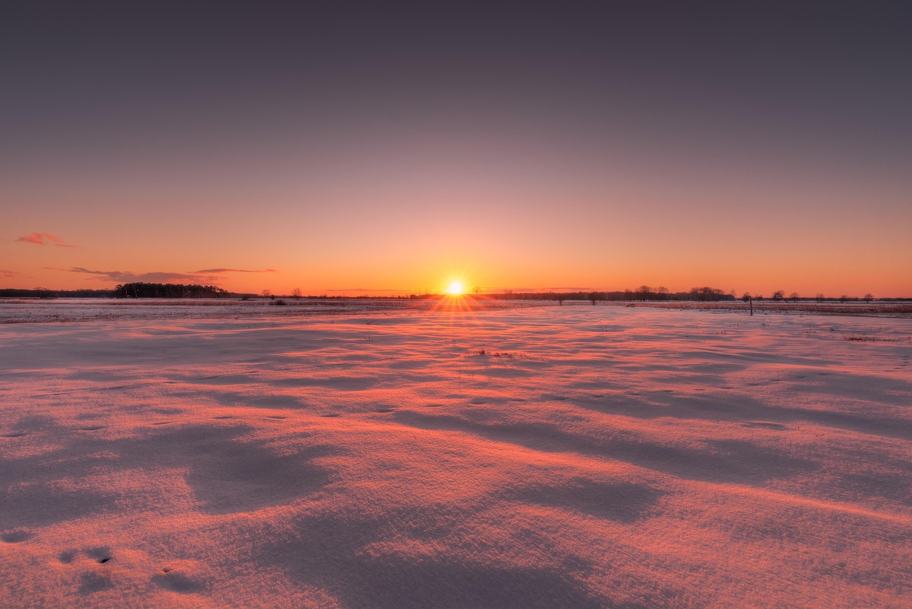 Pôr Do Sol Neve Campo - Foto gratuita no Pixabay - Pixabay