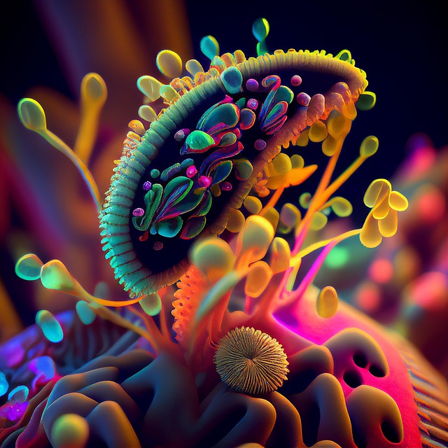Download Colorful, Microscopic, Microscope. Royalty-Free Stock ...