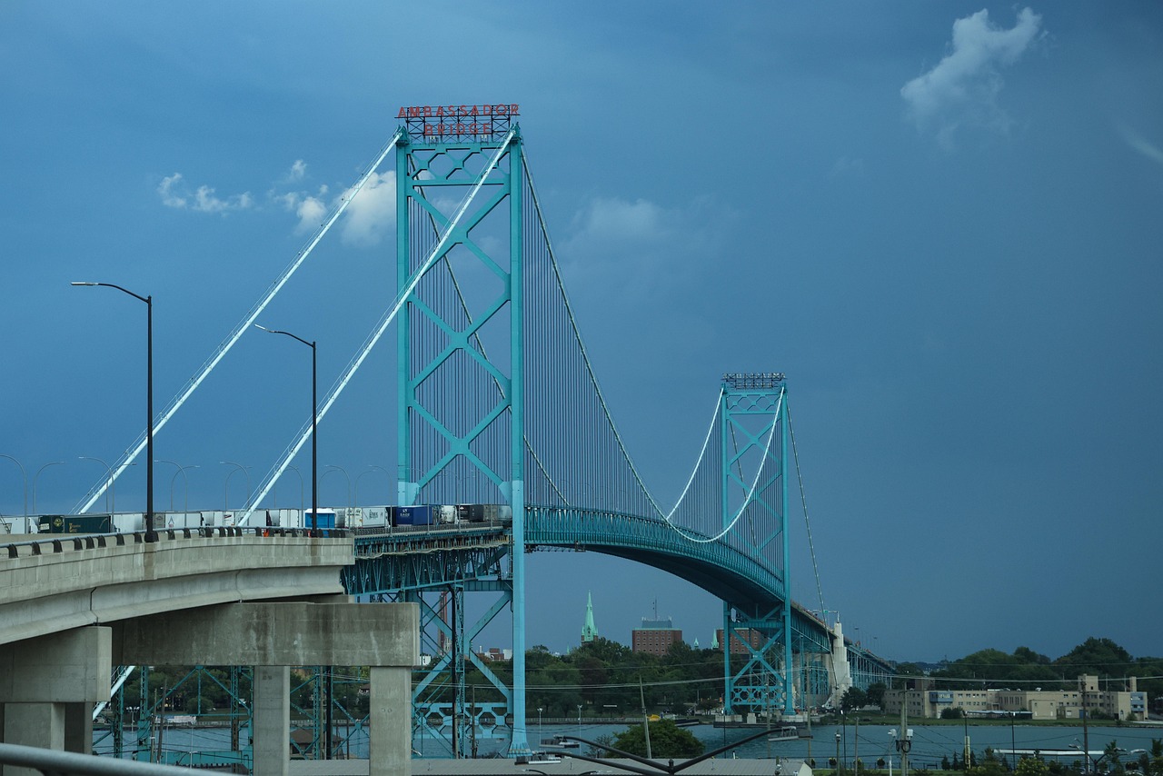 Ambassador Bridge Detroit Michigan - Free photo on Pixabay - Pixabay