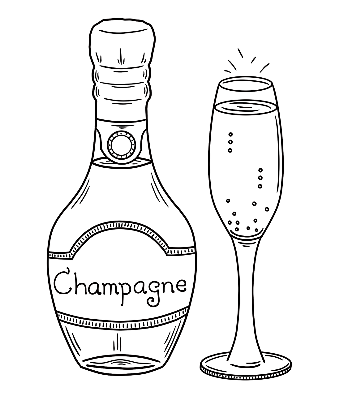 Download Celebrations, Celebrate, Champagne. Royalty-Free Stock Illustration Image - Pixabay