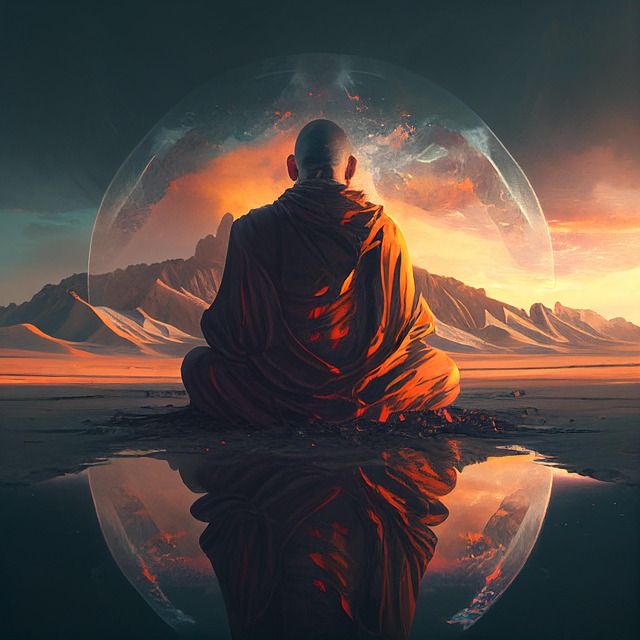 Download Monk, Meditation, Buddhism. Royalty-Free Stock Illustration ...