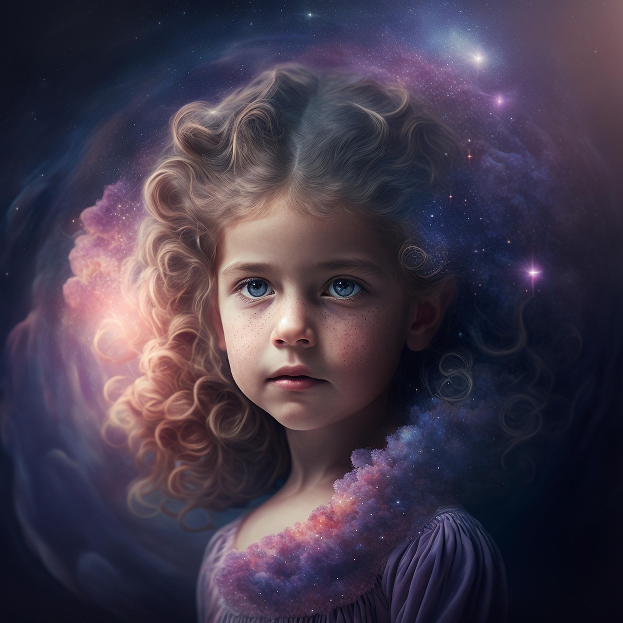Download Girl, Kid, Space. Royalty-Free Stock Illustration Image - Pixabay