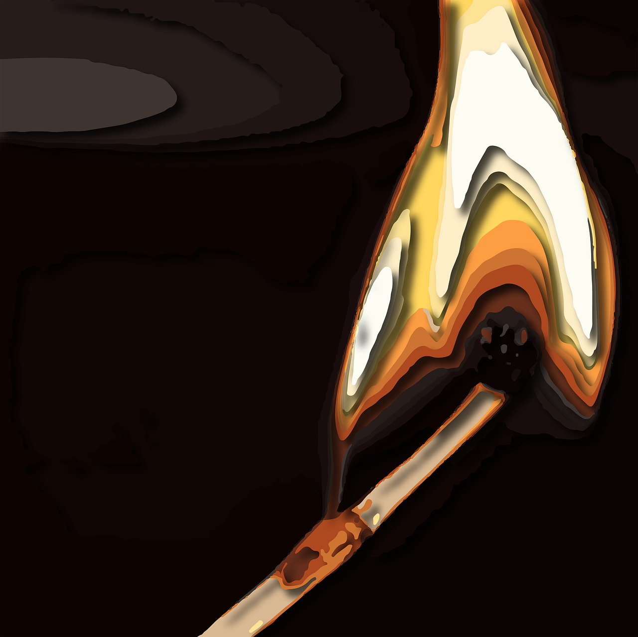 Download Flame Matchstick Carbon Royalty-Free Stock Illustration Image ...