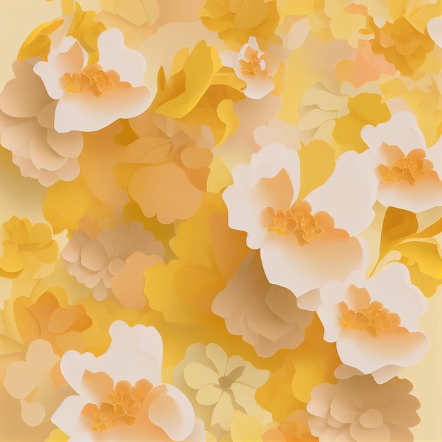 Download Yellow, Floral, Background. Royalty-Free Stock Illustration ...