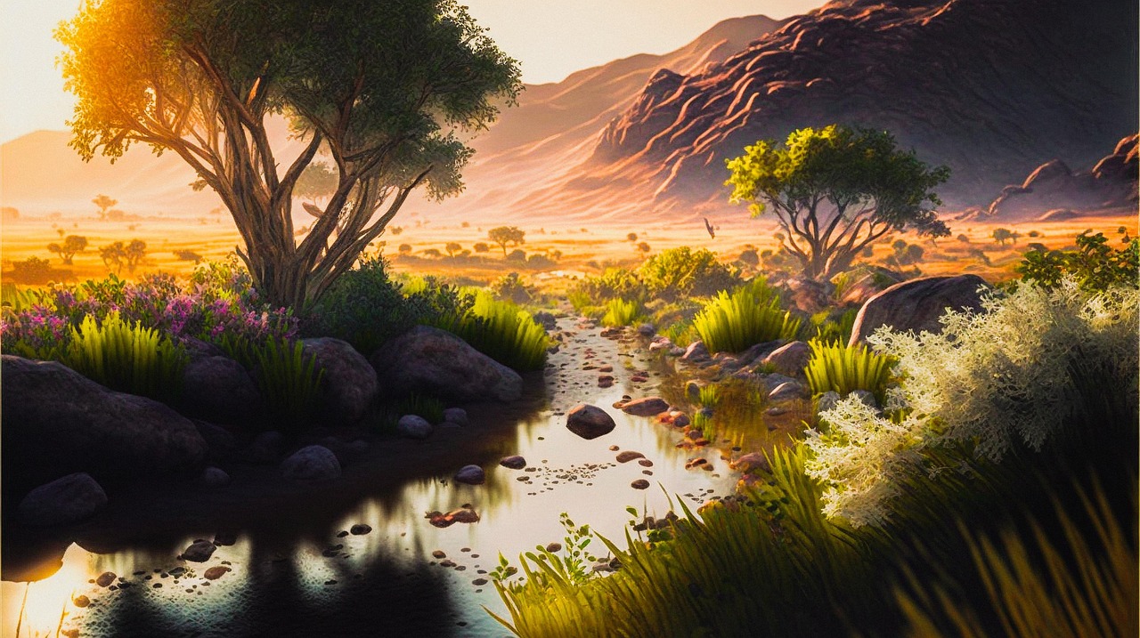 Download Ai Generated, Trees, Nature. Royalty-Free Stock Illustration ...