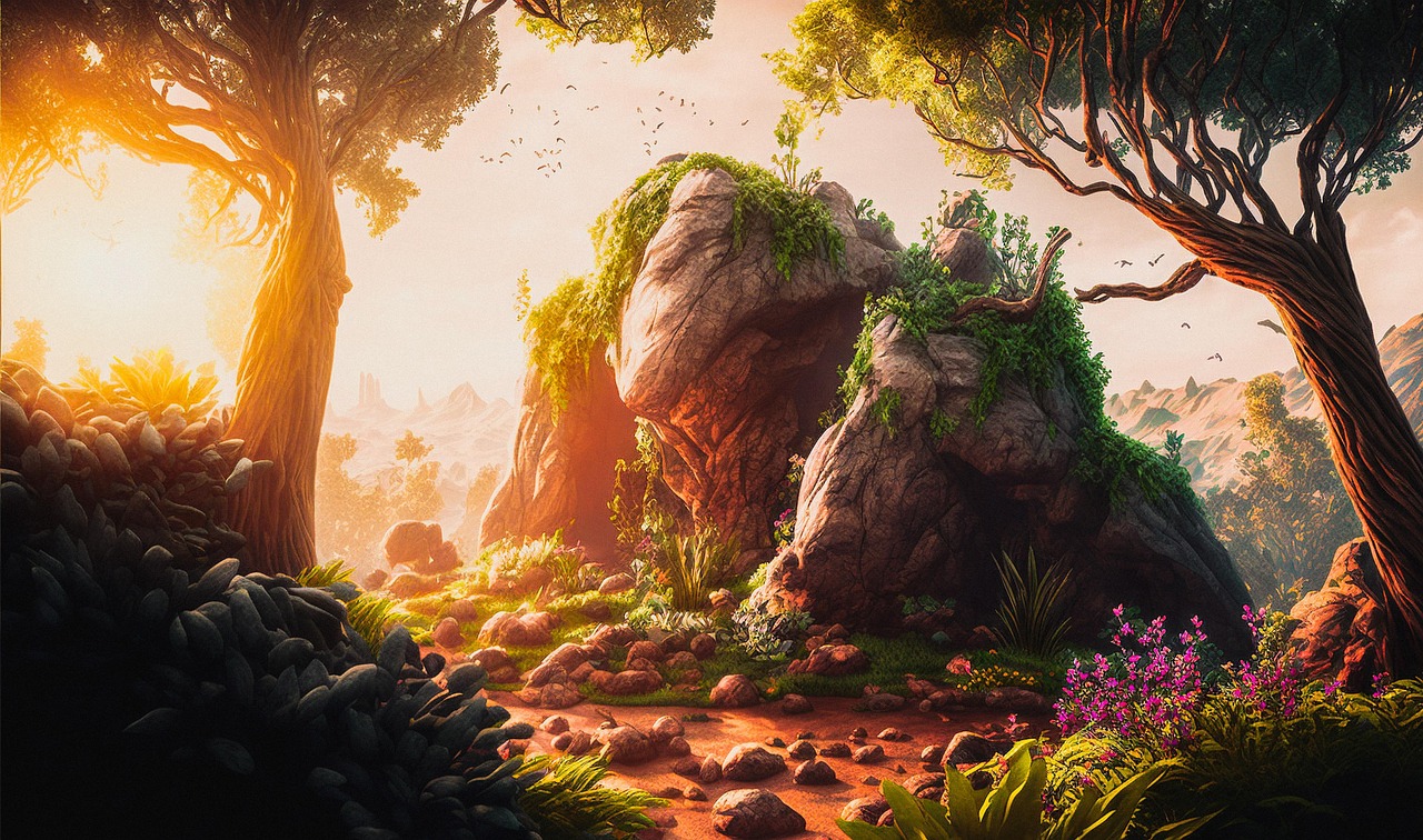 Download Ai Generated, Trees, Nature. Royalty-Free Stock Illustration ...