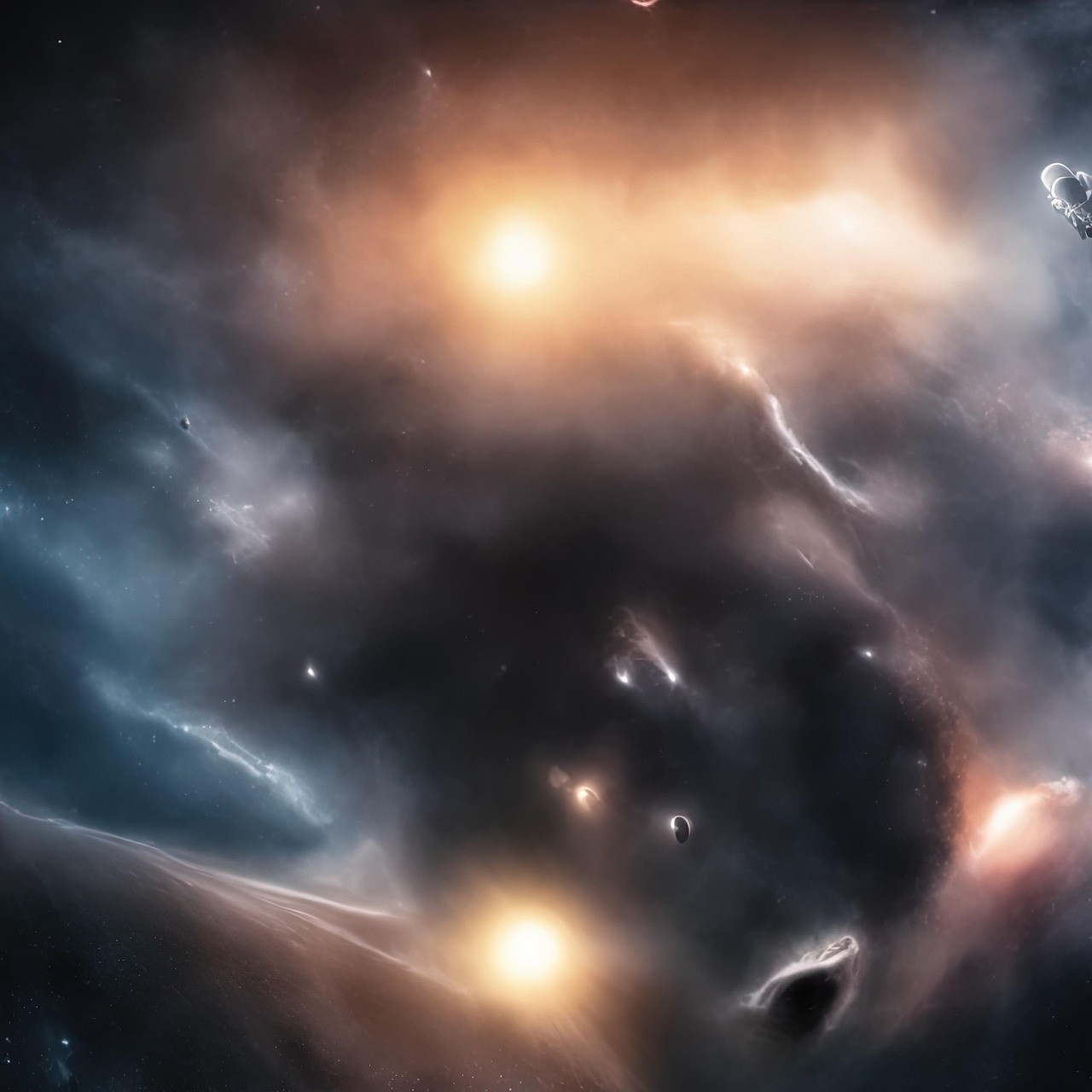 Download Astronaut, Space, Galaxy. Royalty-Free Stock Illustration ...