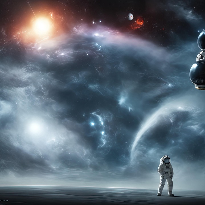 Download Astronaut, Space, Galaxy. Royalty-Free Stock Illustration ...