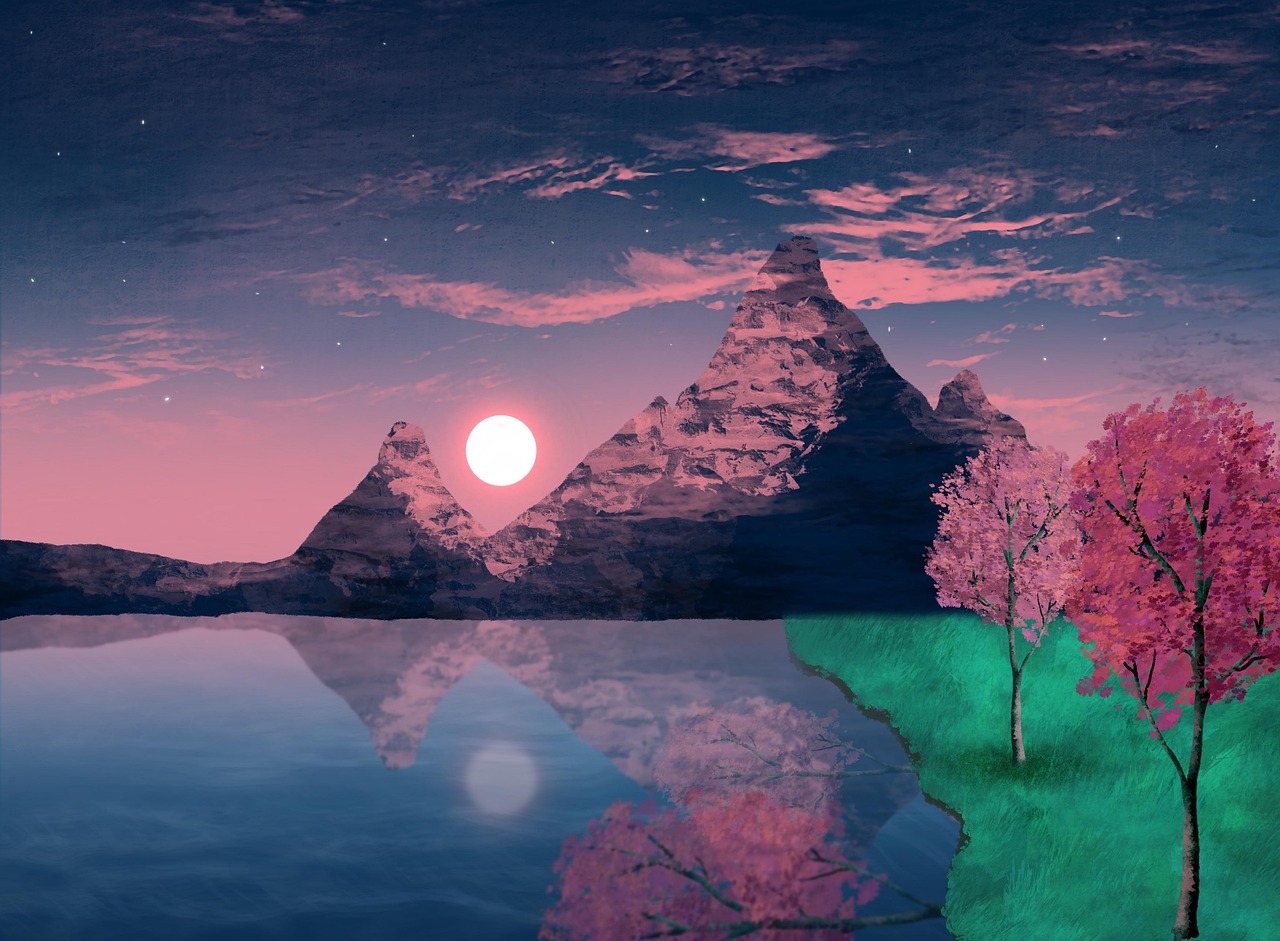 Montagnes Lac Ciel Le Coucher Du - Image gratuite sur Pixabay - Pixabay