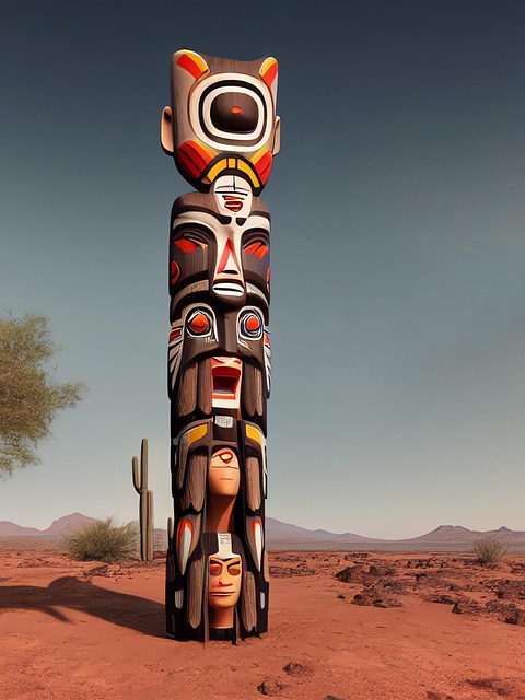 Totem Rzeźbiony Maszt Indianin - Darmowy obraz na Pixabay