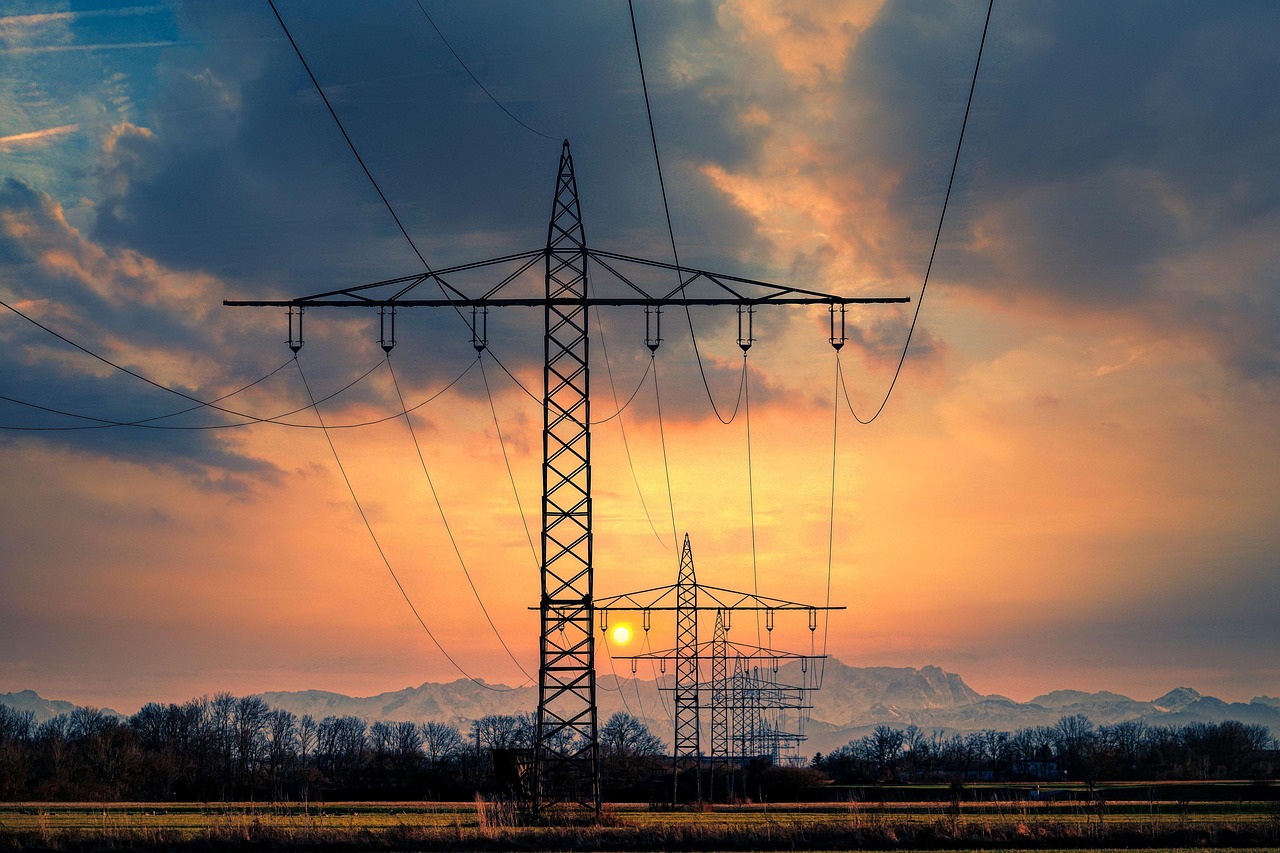 Sunset Clouds Electricity Lines - Free photo on Pixabay