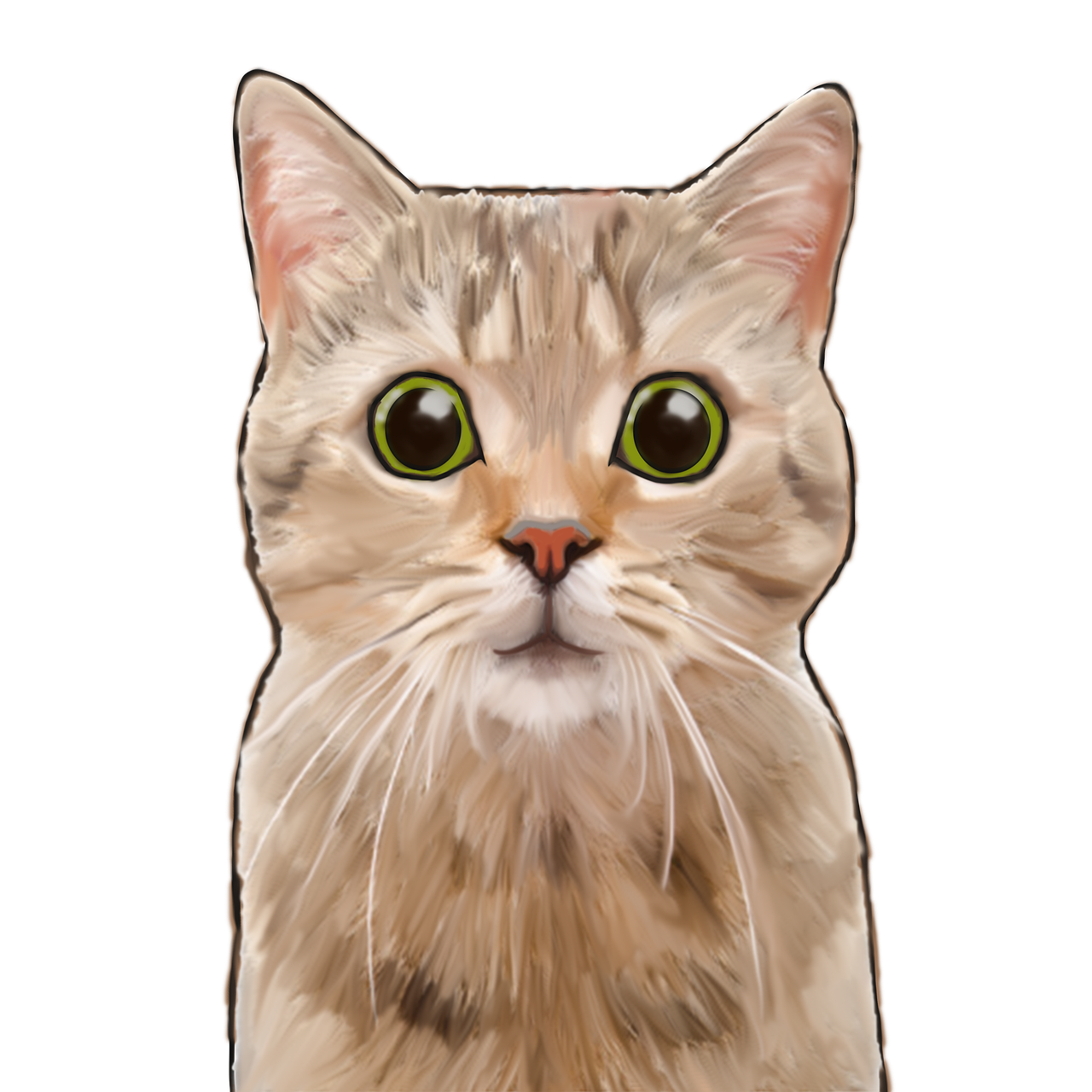 Download Cat, Pet, Cat Portrait. Royalty-Free Stock Illustration Image ...