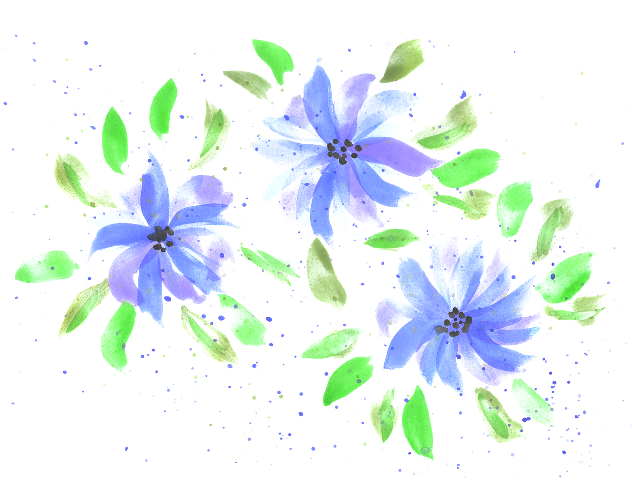 Free Watercolor Flower Vector Art - Download 7,737+ Watercolor Flower ...