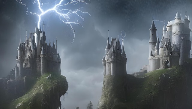 Lightning Storm Castle - Free photo on Pixabay