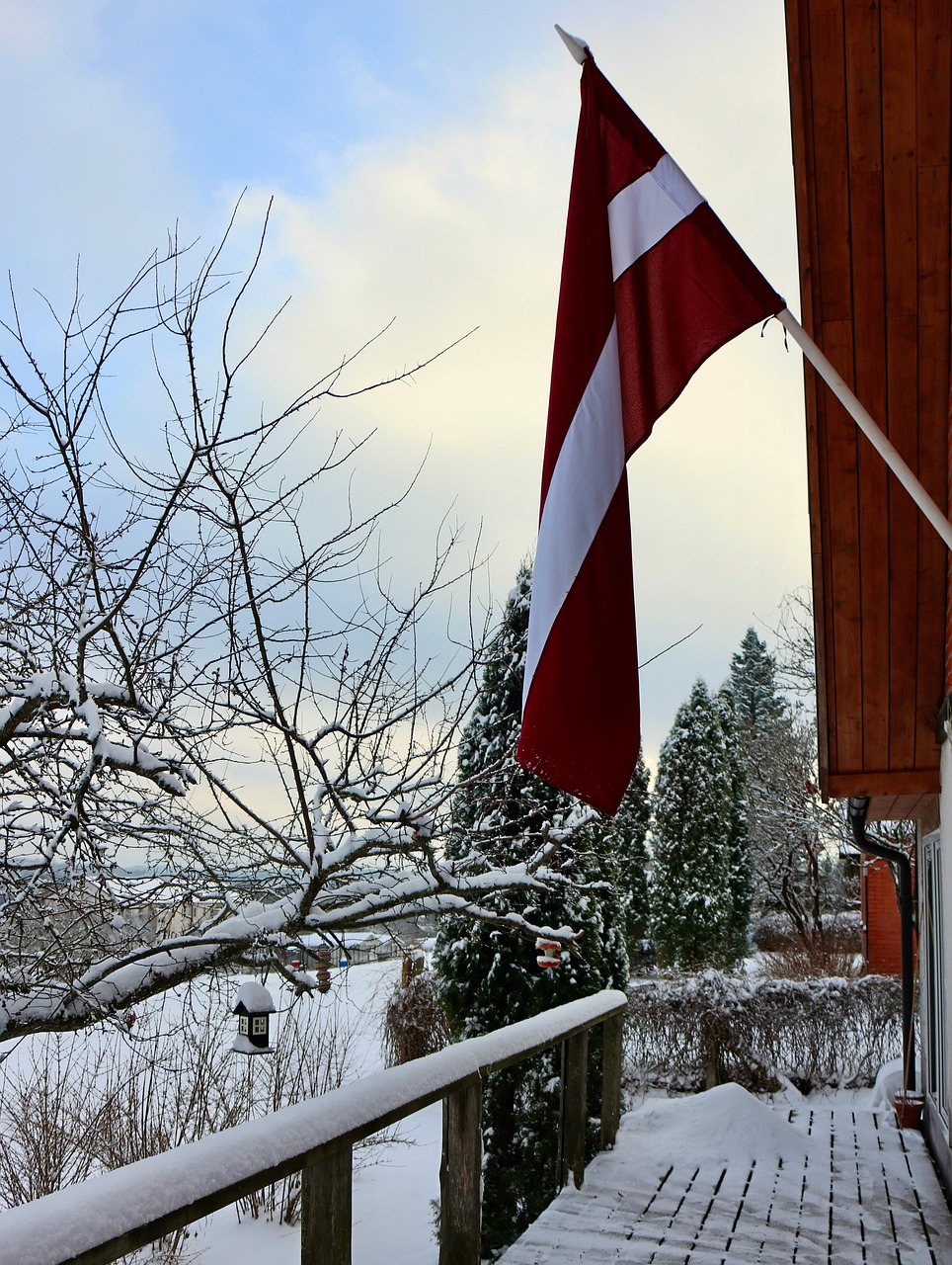 Bendera Latvia Musim Dingin - Foto gratis di Pixabay - Pixabay