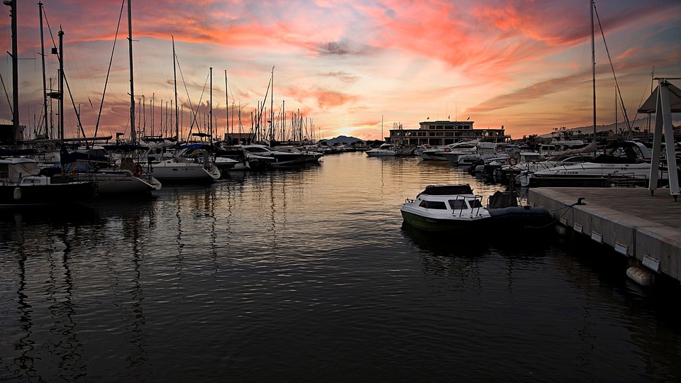Port Boats Sunset - Free photo on Pixabay - Pixabay