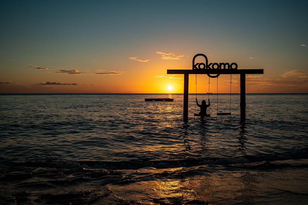 Swing Beach Sunset - Free photo on Pixabay