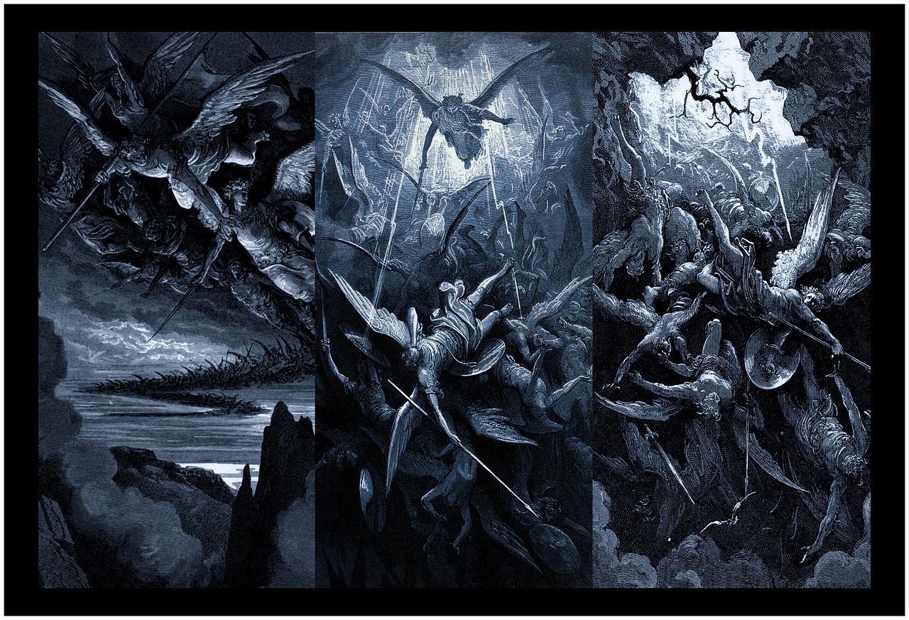 Swarm Of Angels Gustav Dore Heaven - Free photo on Pixabay - Pixabay