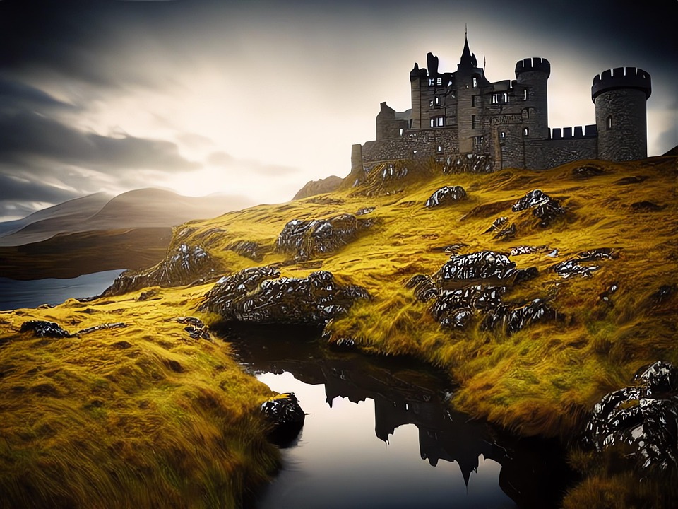 Download Ai Generated Fortress Medieval Royalty-Free Stock Illustration ...