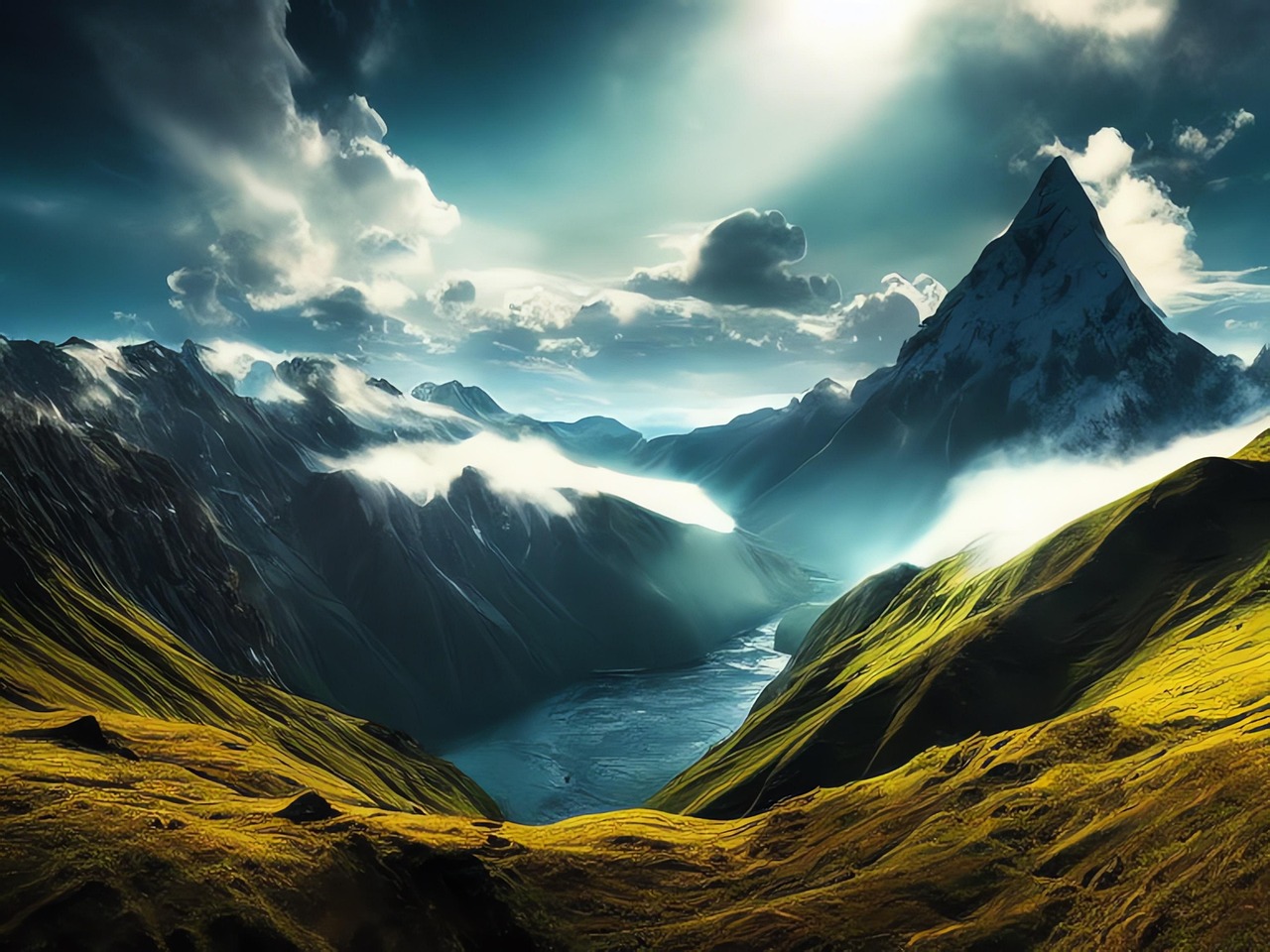 Gerado Montanhas Vale - Imagens grátis no Pixabay - Pixabay