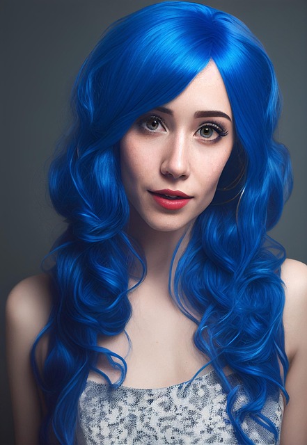 Download Ai Generated, Woman, Blue. Royalty-Free Stock Illustration ...