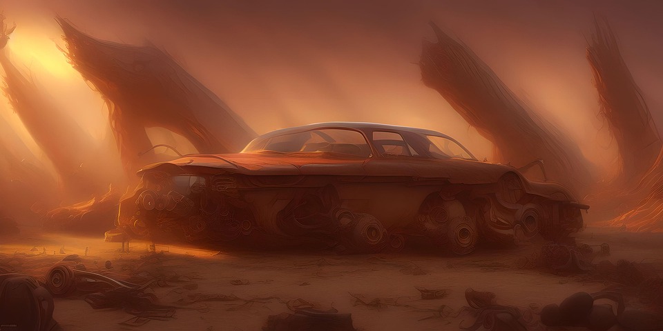 Car Apocalypse Concept Art - Free photo on Pixabay