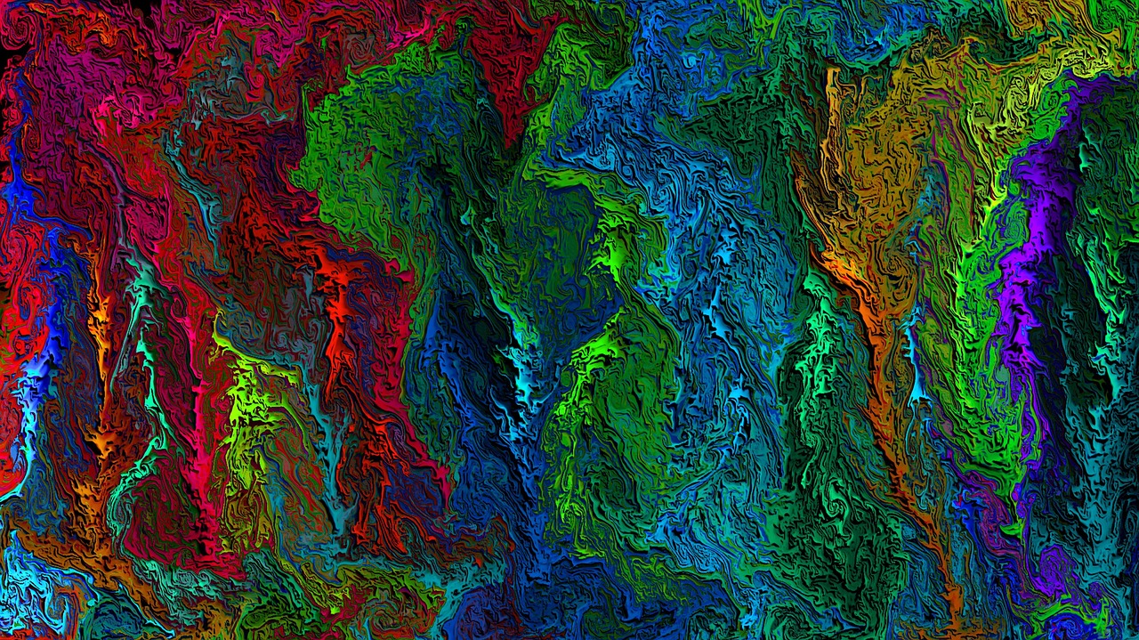 Download Oil Paint, Artistic, Colourful Pattern. Royalty-Free Stock ...