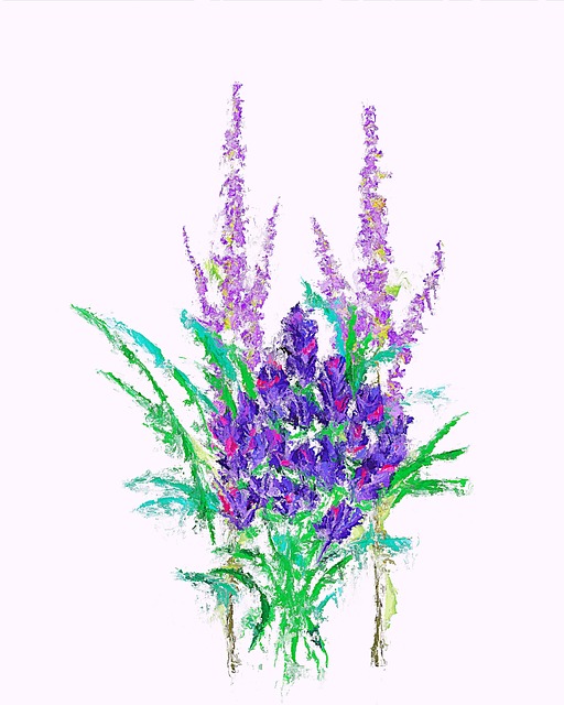 Bunga-Bunga Lukisan Karya Seni - Gambar gratis di Pixabay - Pixabay