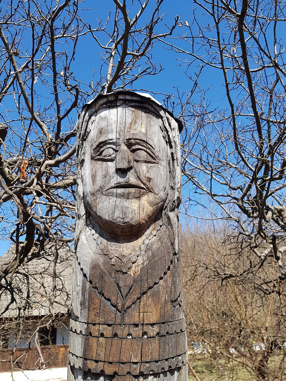 Carved Wooden Post Female - Free photo on Pixabay - Pixabay