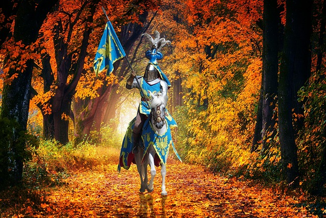 Download Knight, Horse, Forest. Royalty-Free Stock Illustration Image ...
