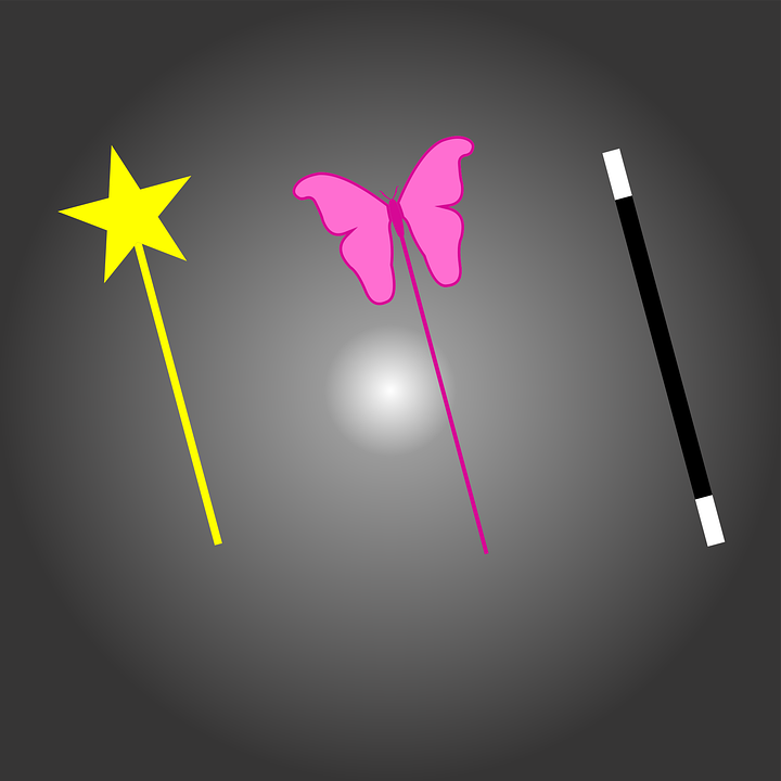 Download Wand, Magic, Butterfly. Royalty-Free Vector Graphic - Pixabay