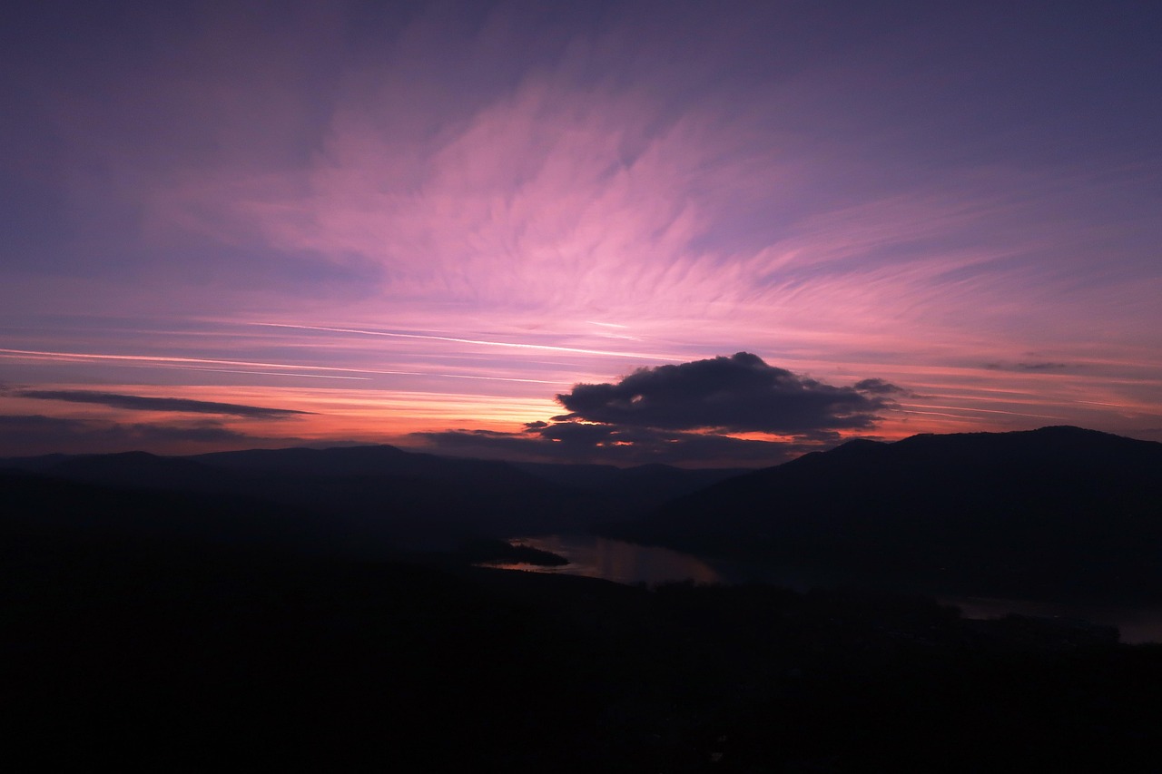Sunset Purple Sky Danube - Free photo on Pixabay - Pixabay