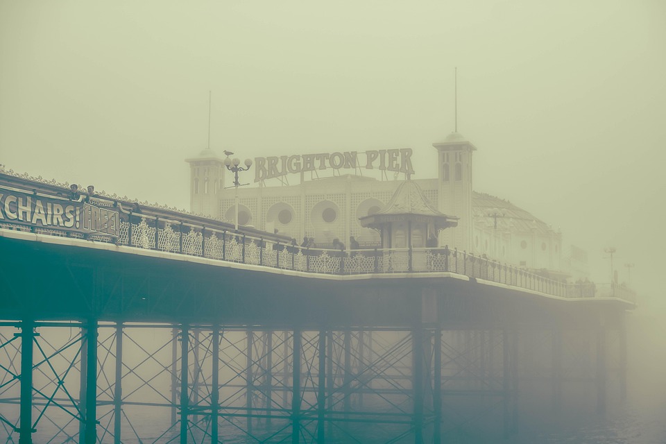 Brighton Pier Fog - Free photo on Pixabay