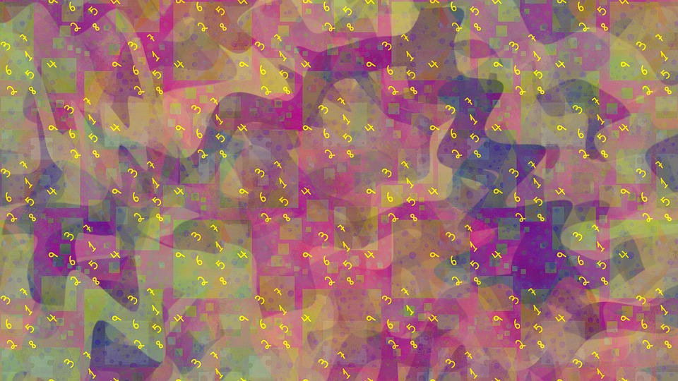 Zahlen Ziffern Bunter Hintergrund - Kostenloses Bild auf Pixabay