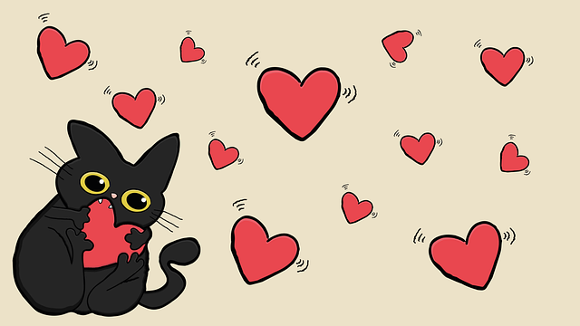Gato Felino Corazones - Imagen gratis en Pixabay - Pixabay